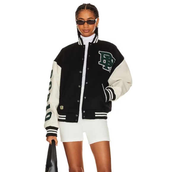 REVOLVE | Jackets & Coats | Beverly Hills X Revolve Varsity Bomber ...